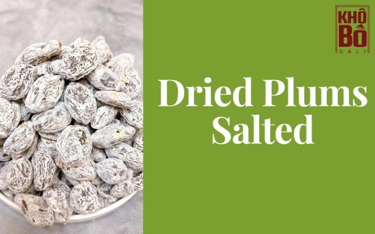 4 steps to make delicious and super easy dried plums salted