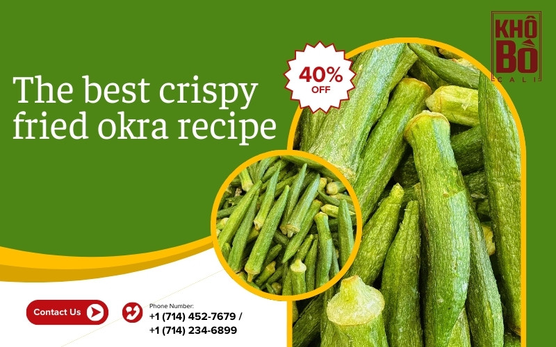The best crispy fried okra recipe that's irresistibly delicious and ...