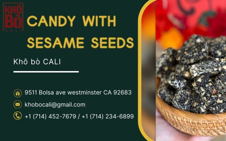 How to make soft, delicious, and chewy candy with sesame seeds that won ...