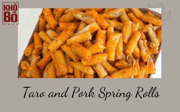 How to make spring rolls with a golden crispy crust