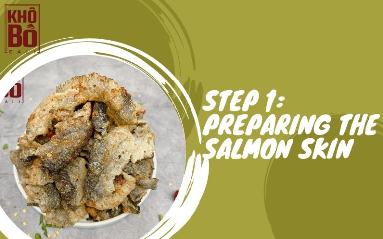 A few simple steps on how to make salmon with crispy skin