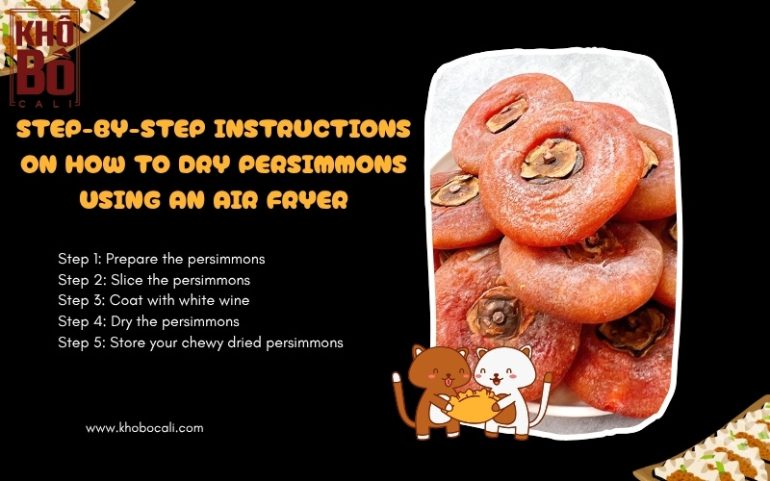 Here are 2 simple ways on how to dry persimmons