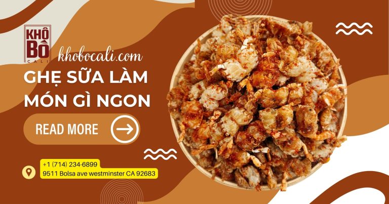 Ghẹ sữa làm món gì ngon? Top 5 món cực phẩm ăn là ghiền - Kho bo Cali ...
